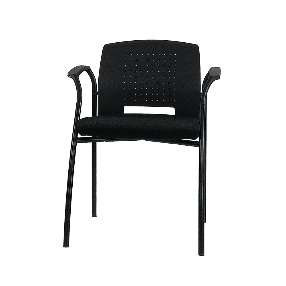 Martin Stoll: Black Meeting Chair - Refurbished - The Office Crowd